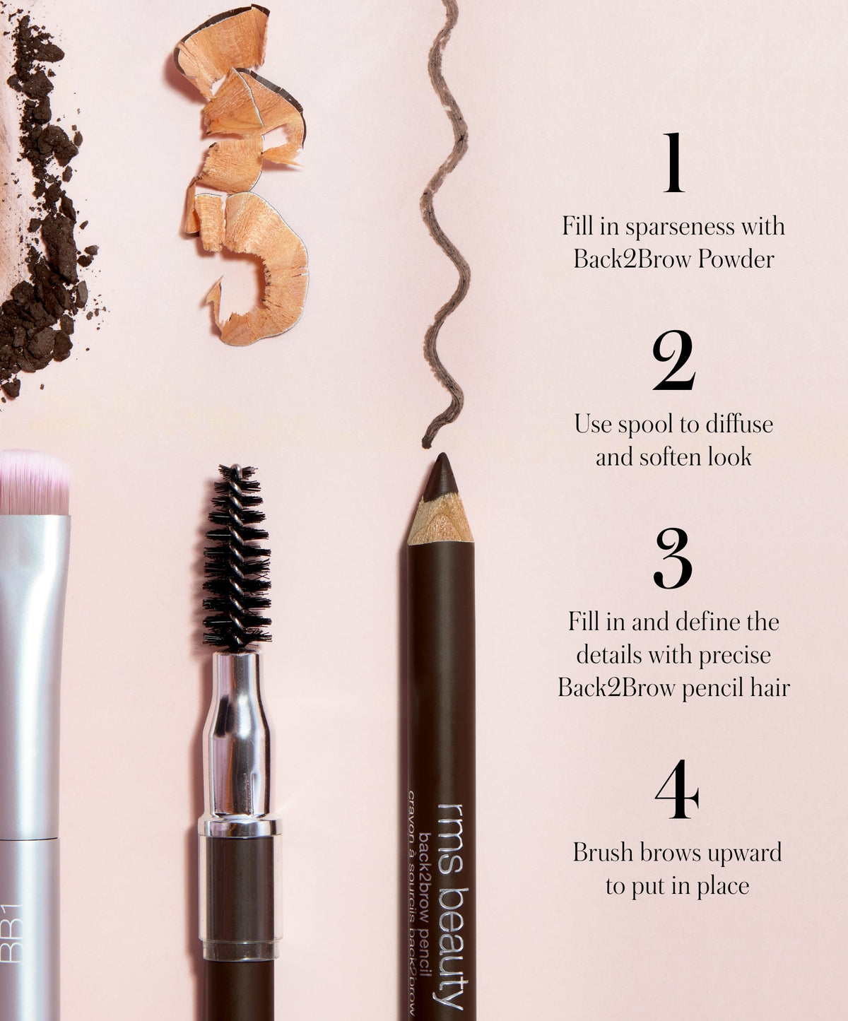 Ultimate Brow Kit | Long-wearing and Natural Finish | RMS Beauty